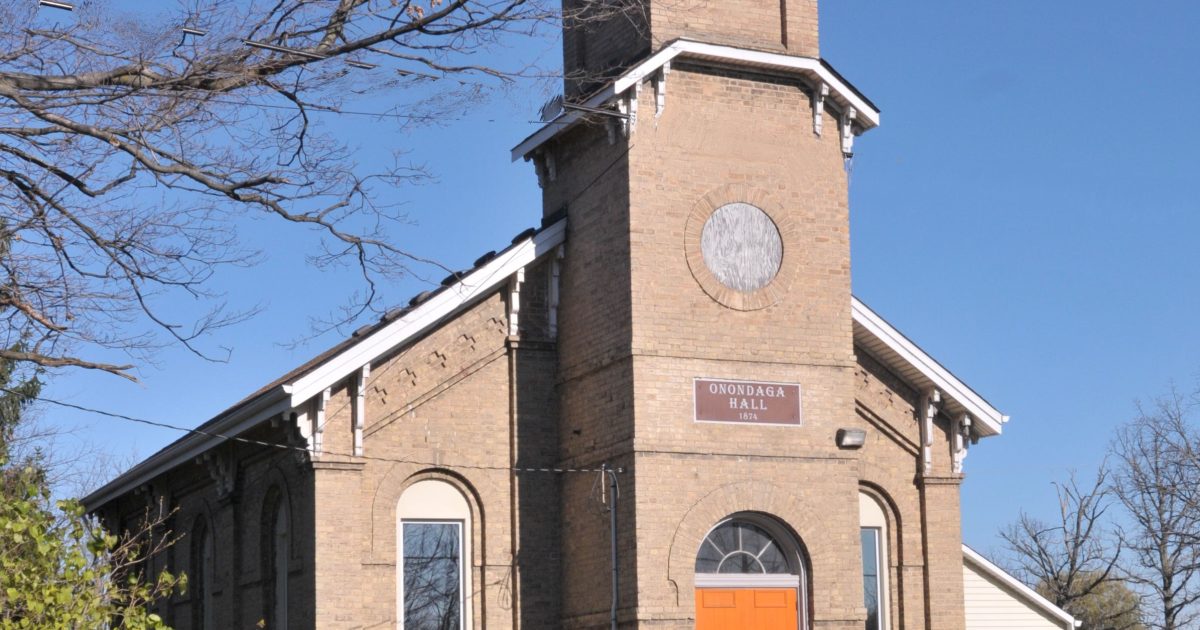 Doors Open Ontario - Onondaga Community Hall