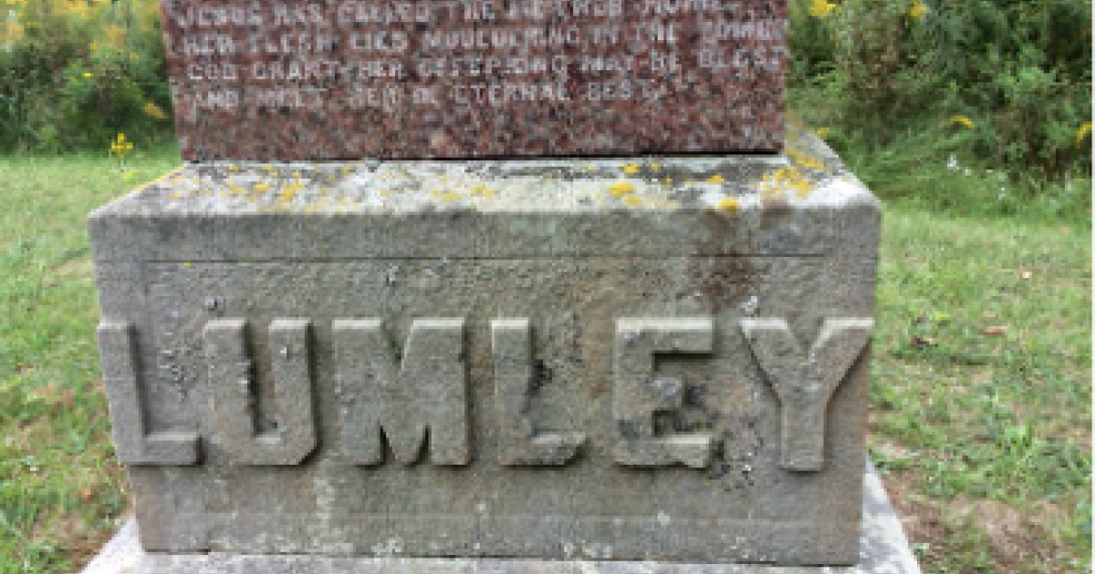 Doors Open Ontario - Lumley Cemetery