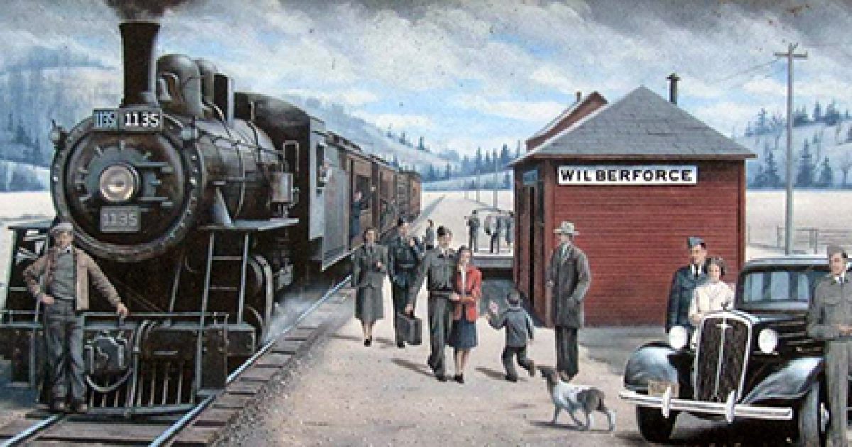 Doors Open Ontario - Wilberforce Train Mural