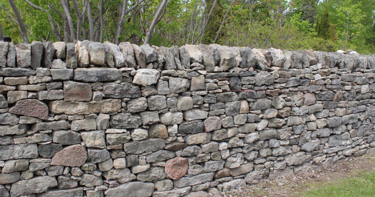 Doors Open Ontario - Edgewood Dry Stone Wall