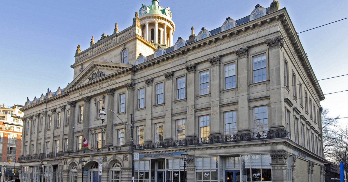 Doors Open Ontario - St. Lawrence Hall